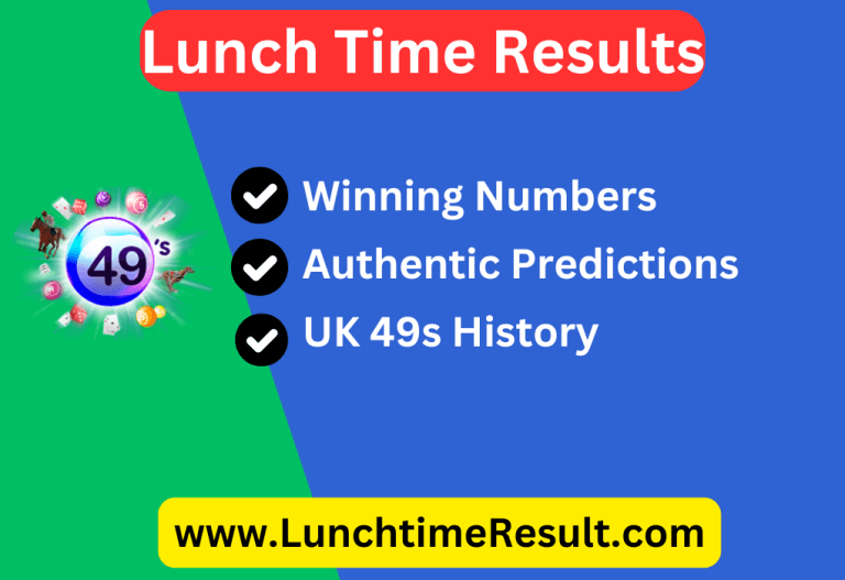 Uk49s Lunchtime Results Today 2025